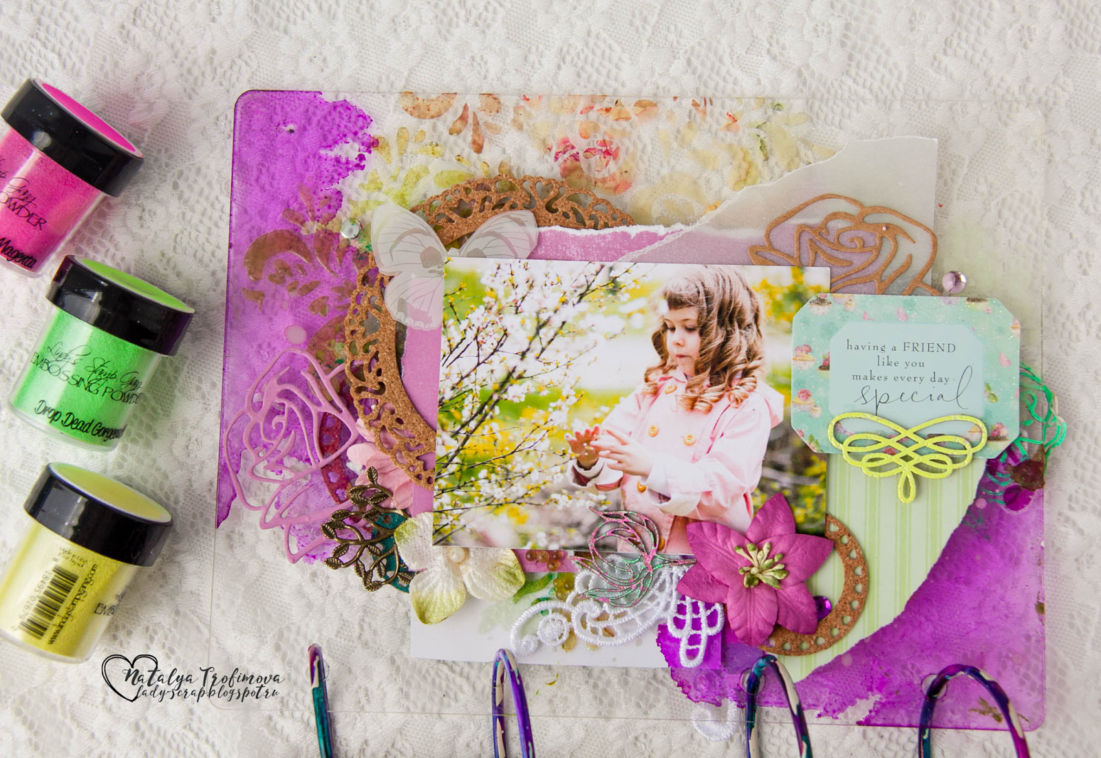 Акриловый альбом Яркая прогулка - LADY-SCRAP