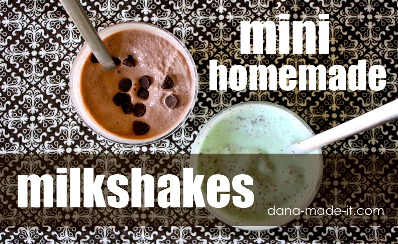 Mini Homemade Milkshakes - MADE EVERYDAY