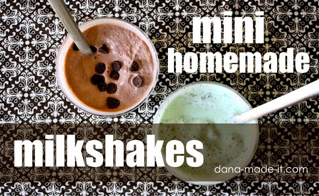 Mini Homemade Milkshakes - MADE EVERYDAY