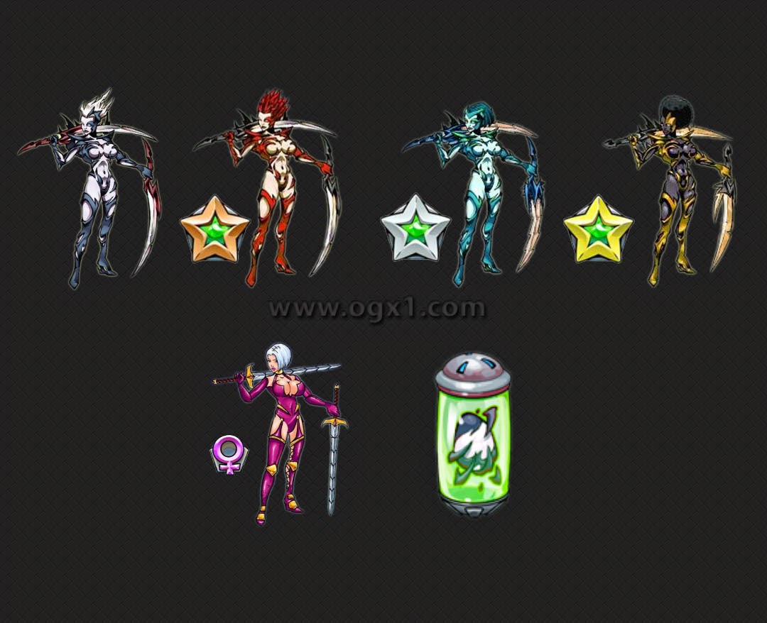 Blade Banshee - Mutants: Genetic Gladiators Cross Breed