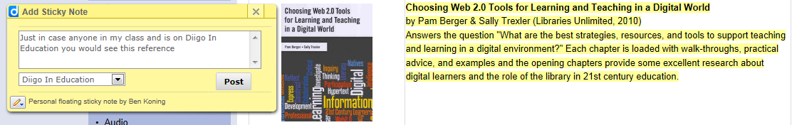 A Teacher-Librarian's Learning Blog: Social Bookmarking