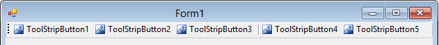 VB.NET: Working with ToolStrip Control