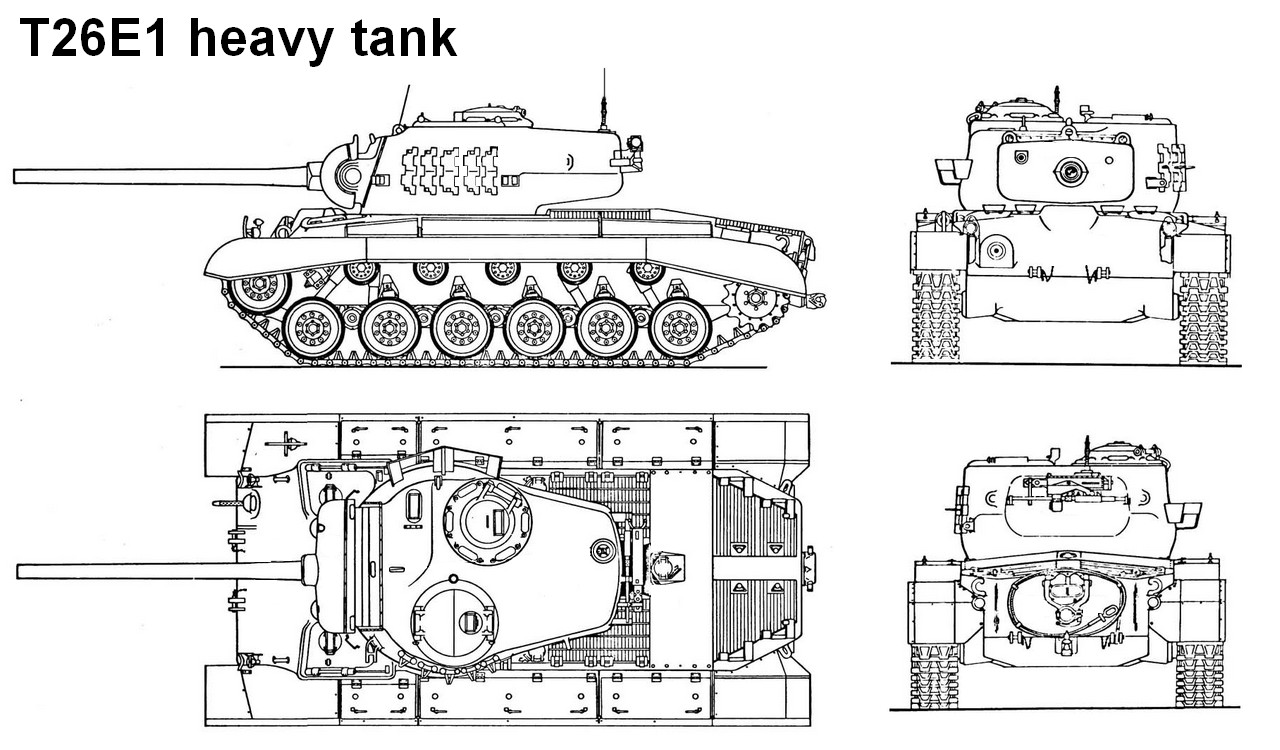 Panzerserra Bunker- Military Scale Models in 1/35 scale: T26E3 (M26 ...