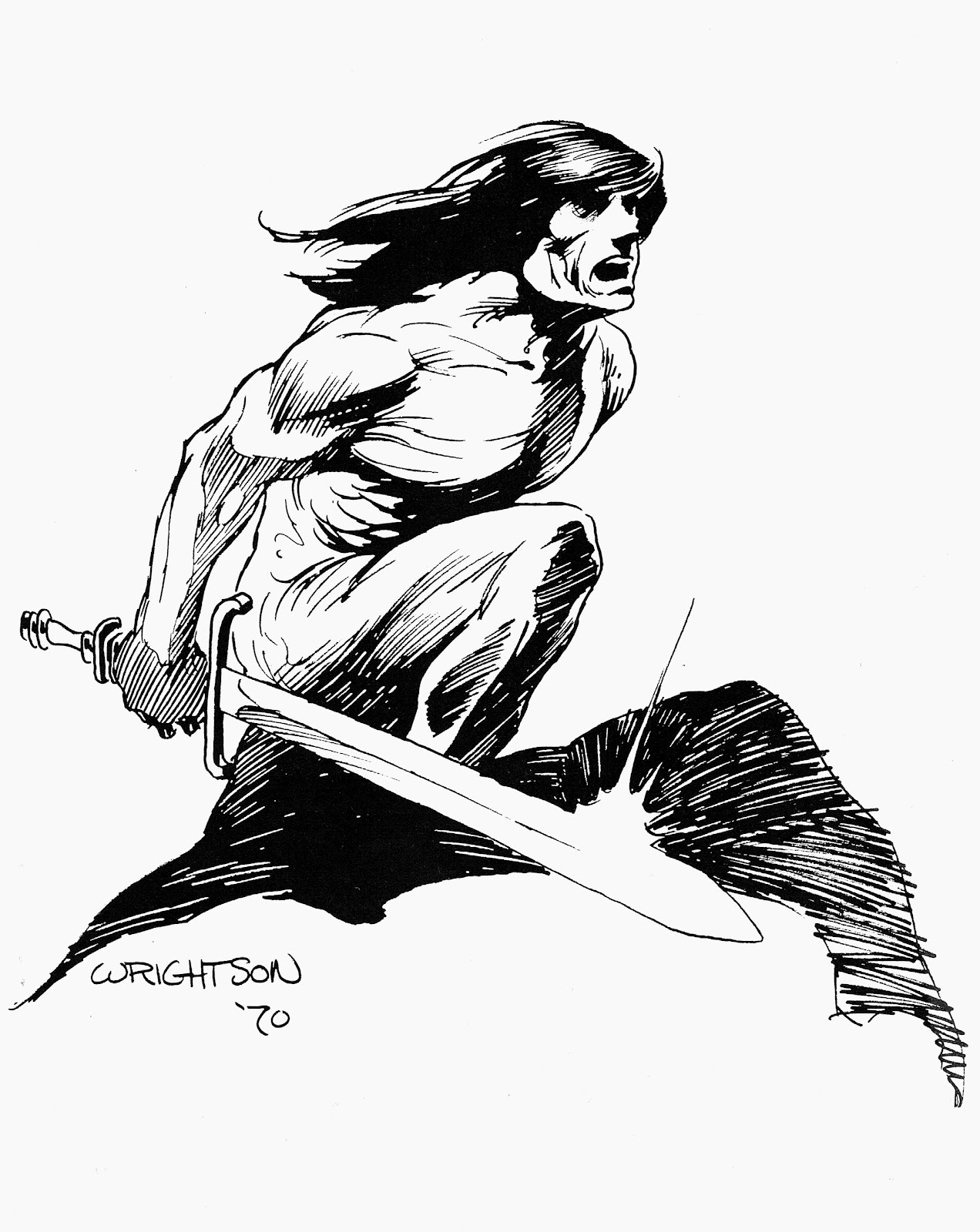 Cap'n's Comics: Conan Black'n whites by Berni Wrightson, Tim Conrad ...