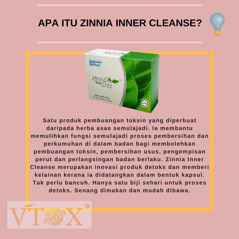 My freedom time's Diary: ZINNIA Inner Cleanse