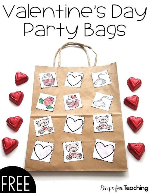Valentine's Day Party Bags - Recipe for Teaching