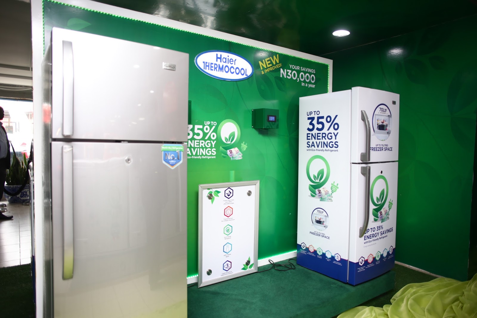 Coolworld unveils the new Haier Thermocool Energy saving electrical ...