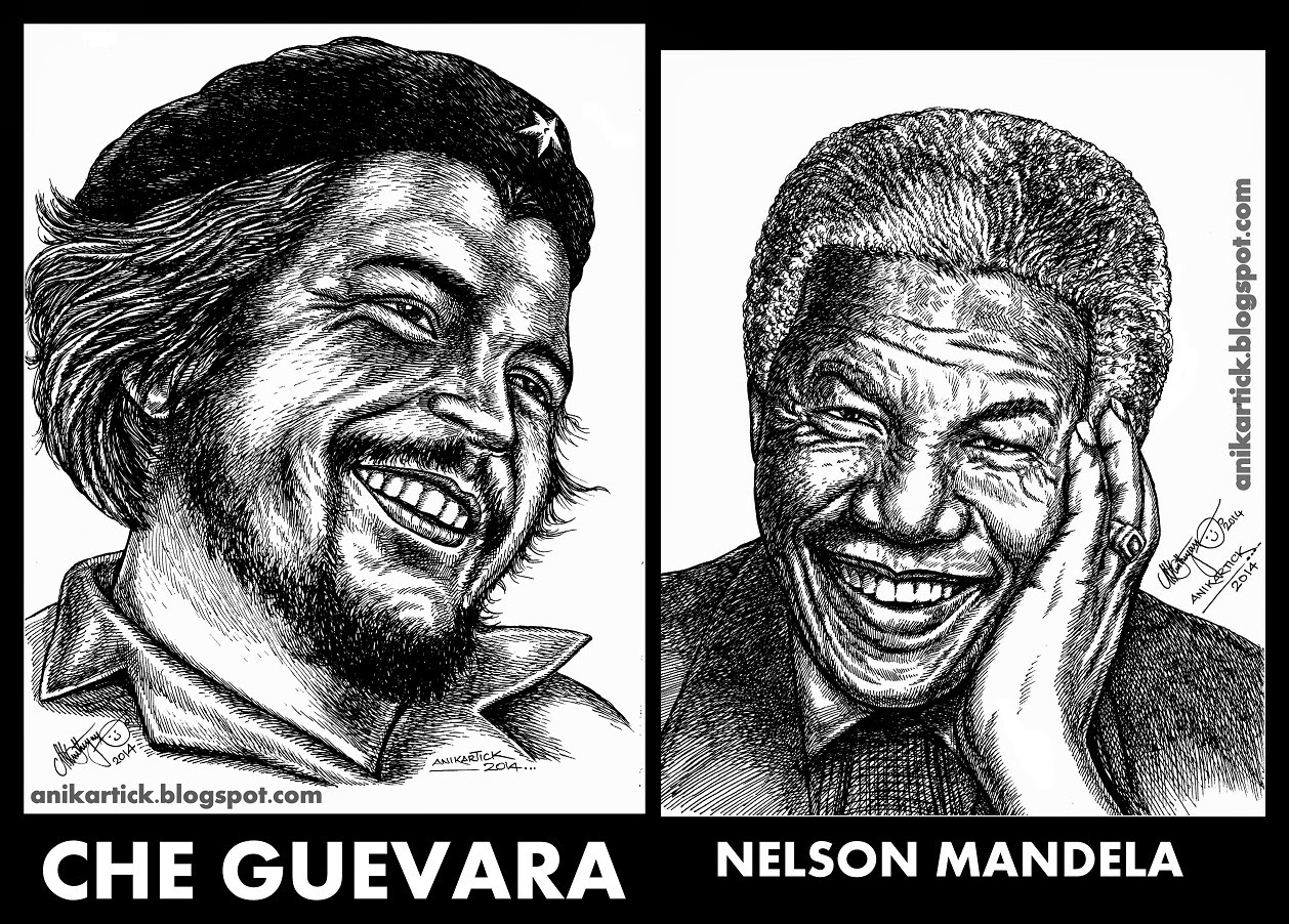 CHENNAI Animation Artist ANIKARTICK SKETCHES: CHE GUEVARA - Ernesto CHE ...