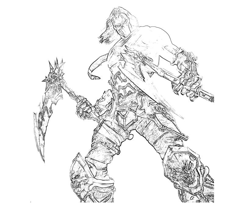 Death Darksiders 2 Drawing