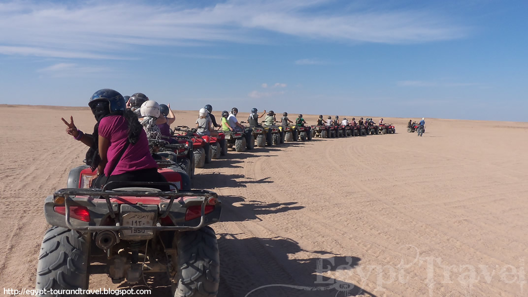 Quad biking in the desert in Egypt - The Globe Trotter