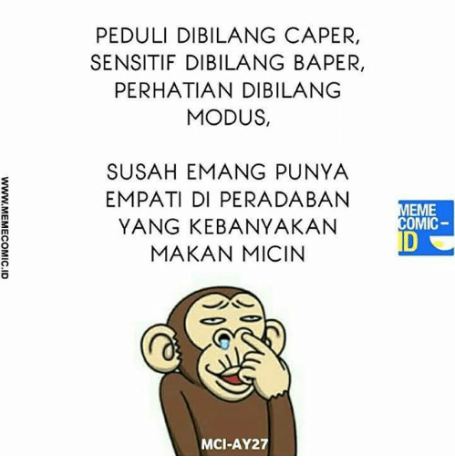 10 Meme 'Kebanyakan Micin' Ini Bikin Ngakak Sampai Bego - buru blog