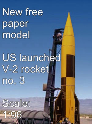US V-2 Rocket Papercraft | Papercraft Paradise | PaperCrafts | Paper ...