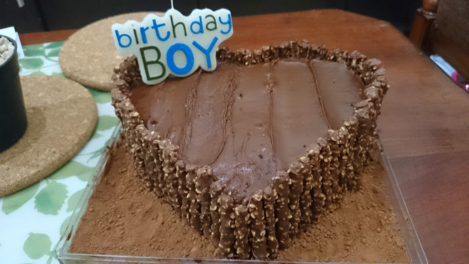 Across The Universe: Chocolate Nutella - Oreo - Pepero Birthday Cake