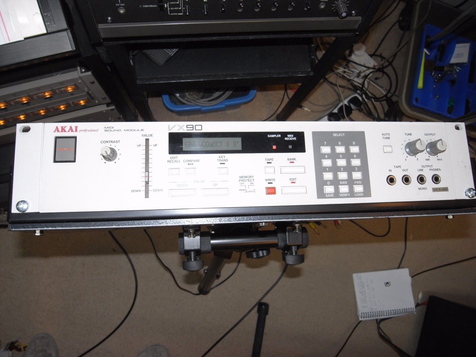 MATRIXSYNTH: AKAI VX-90 SYNTH RACK SN 10955-13603