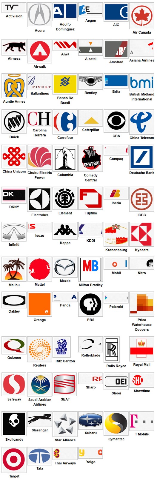 TEK: logo quiz answers levels