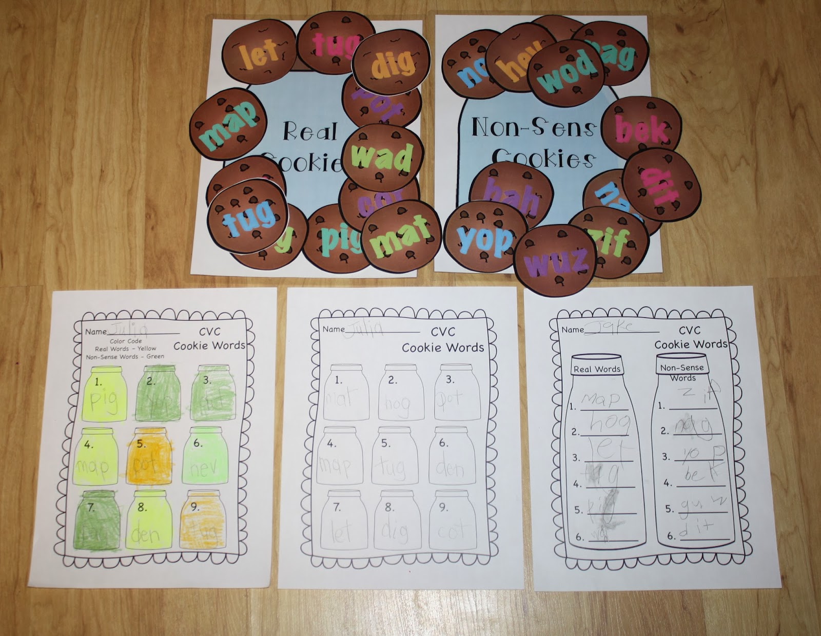 Differentiation Station Creations: Fun With CVC Words! + Freebies!