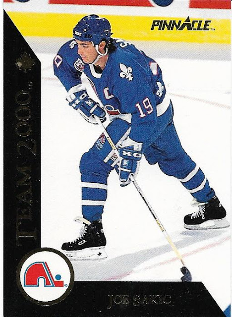My PCs--one card at a time: Joe Sakic card #49 1992-93 Pinnacle Team ...