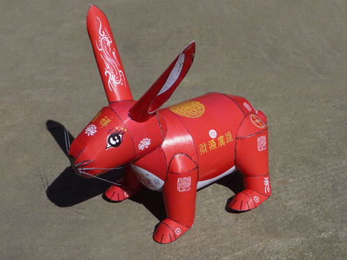 Chinese Zodiac Rabbit Papercraft | Papercraft Paradise | PaperCrafts ...