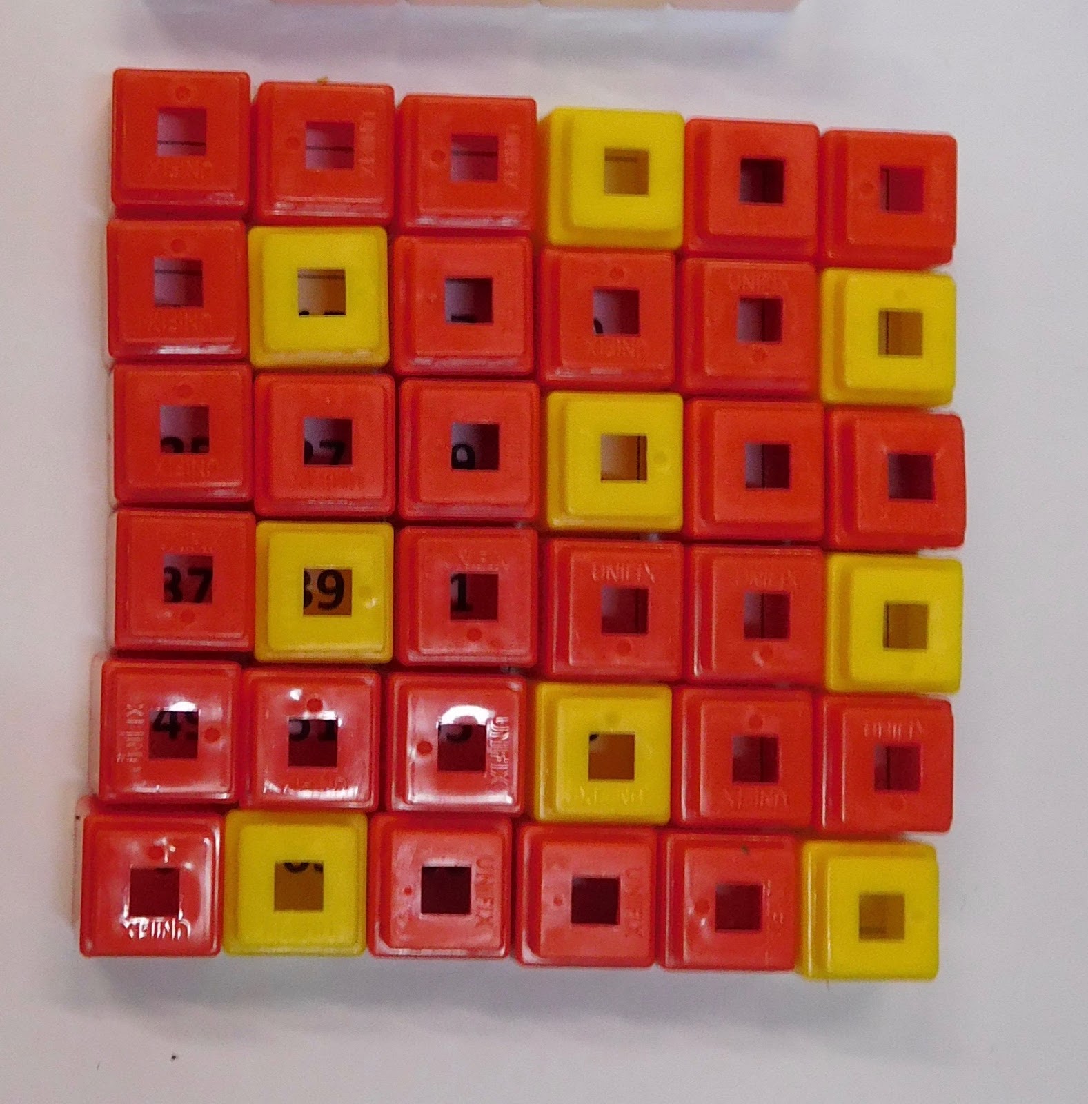 Authentic Inquiry Maths: Numbers under the pattern