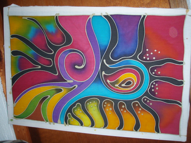 Haslin Batik Enterprise: Example Coloured Batik