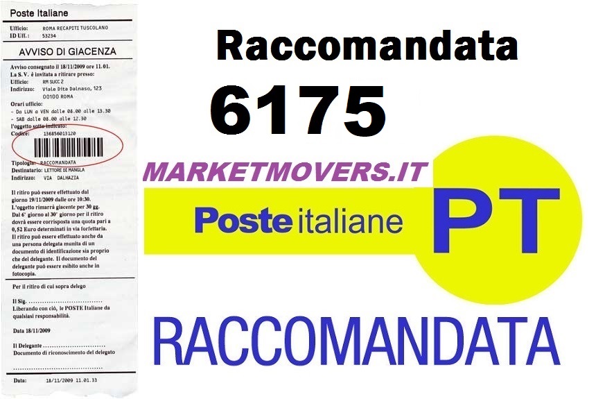 Codice raccomandata 6175