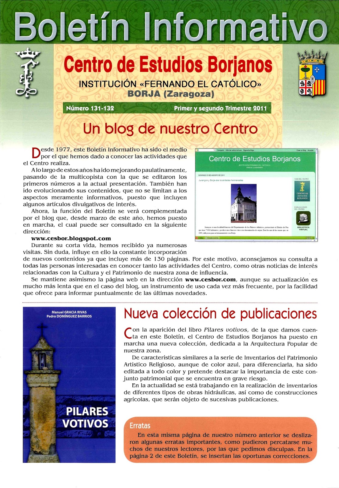 Centro de Estudios Borjanos: Proyecto de edición digital del Boletín ...