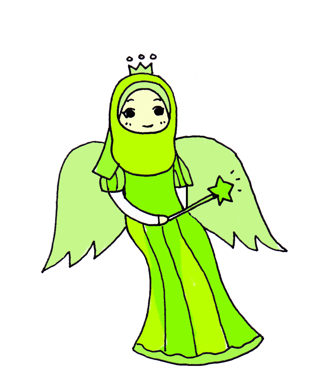 Nabiha Zaidi: Freebies- Doodle Bidadari