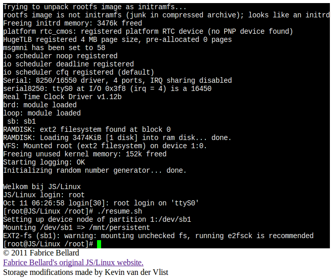 fraterneo GNU/Linux: Linux en tu navegador, con almacenamiento persistente