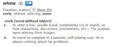 Origins of Whining - Everything & anything with a pinch of zzanyy