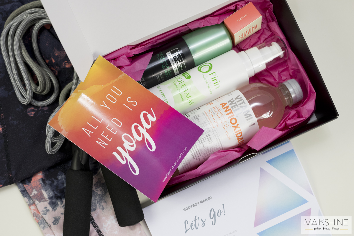 Unboxing BODYBOX marzo: Let's Go! Maikshine MAIKSHlNE