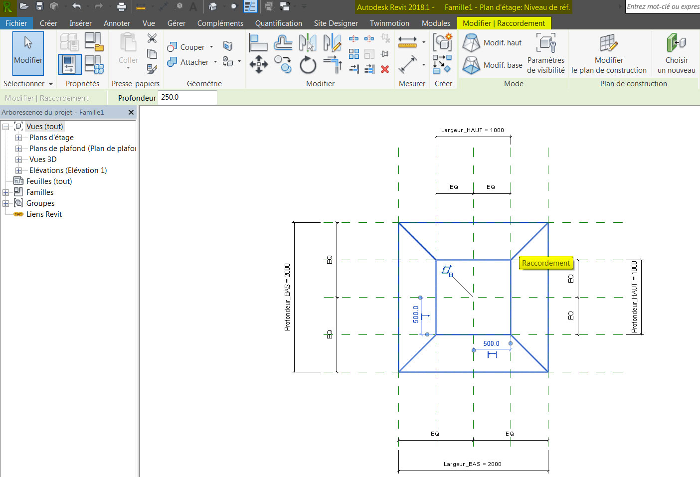 Revit-Mémo: Ligne de Référence