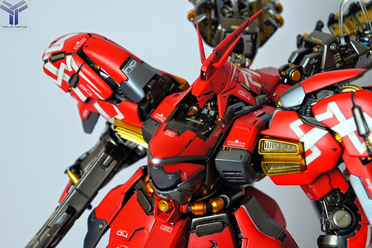 Custom Build: G-system 1/100 Sazabi Evolve ver 2.0 "Blazin" + LED
