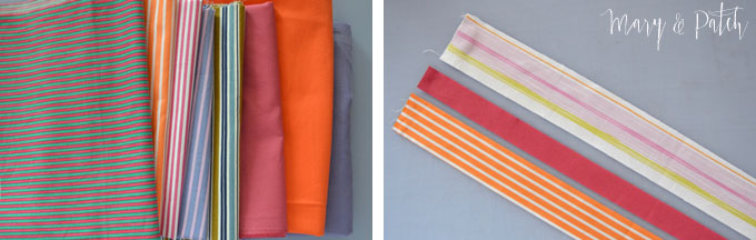 How to make your own striped fabrics! | Mary & Patch