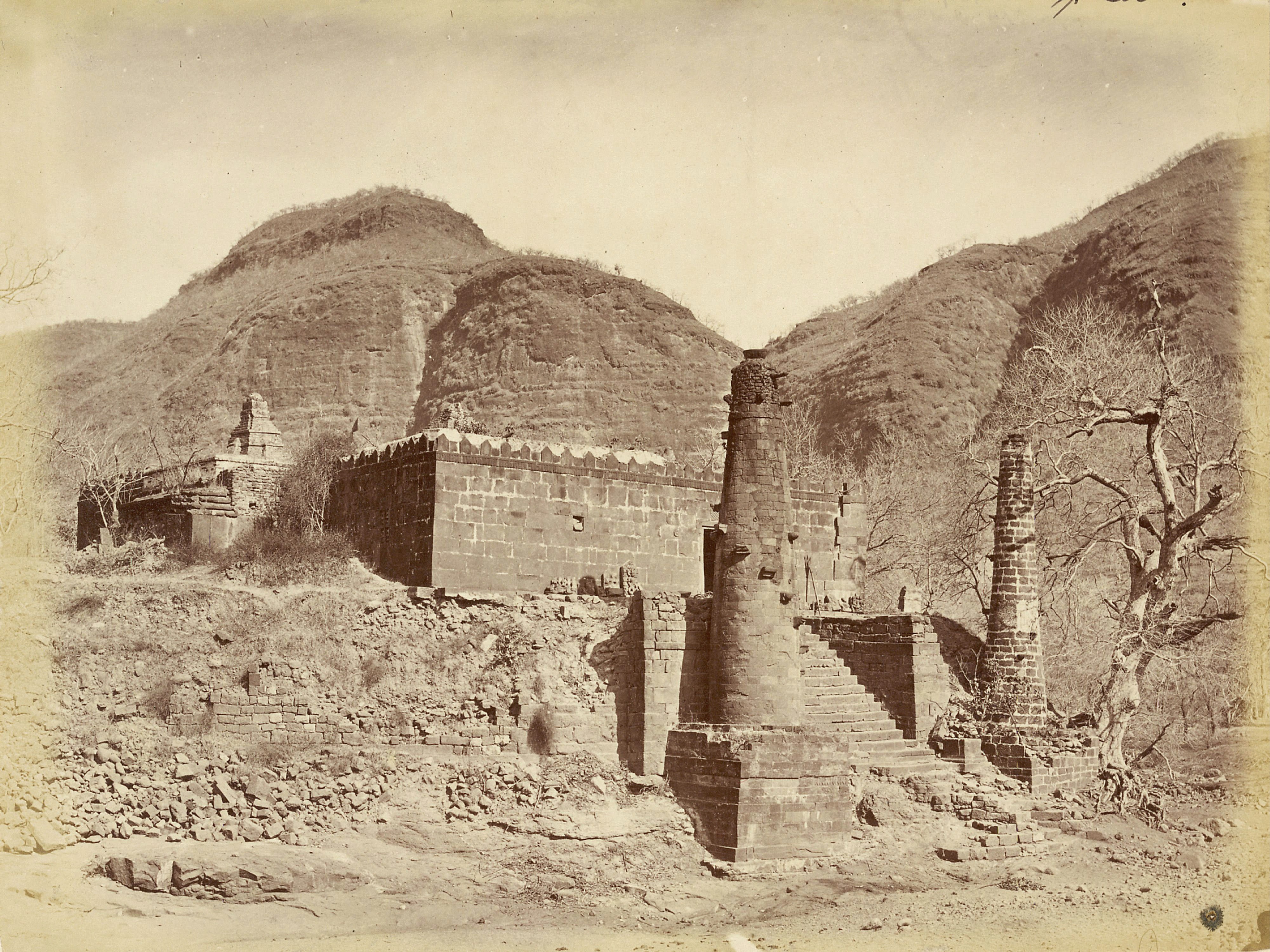 Ali Bhavani Temple, Patan, Khandesh District, Maharashtra - c1885 - Old ...