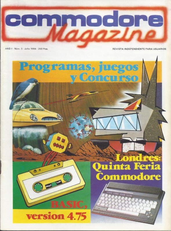 Commodore Plus: Revistas Commodore Magazine 4, 5, 6, 7 y 8 preservadas