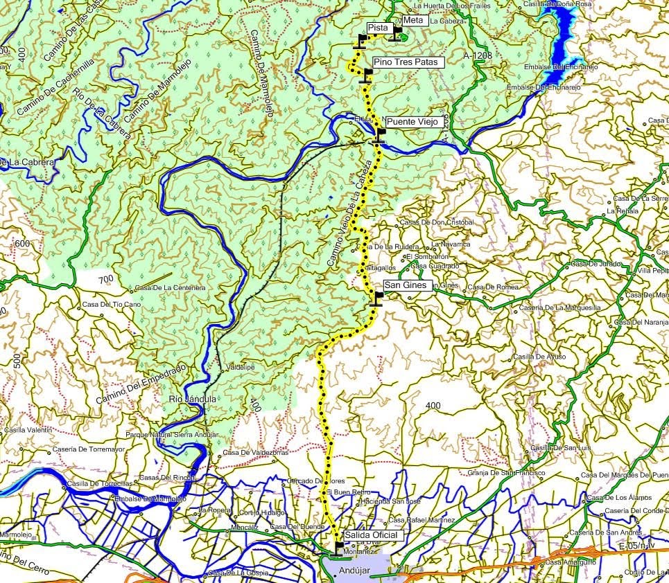LOS CABRA DE CORDOBA .: Nos vamos a las sierras de Andujar.