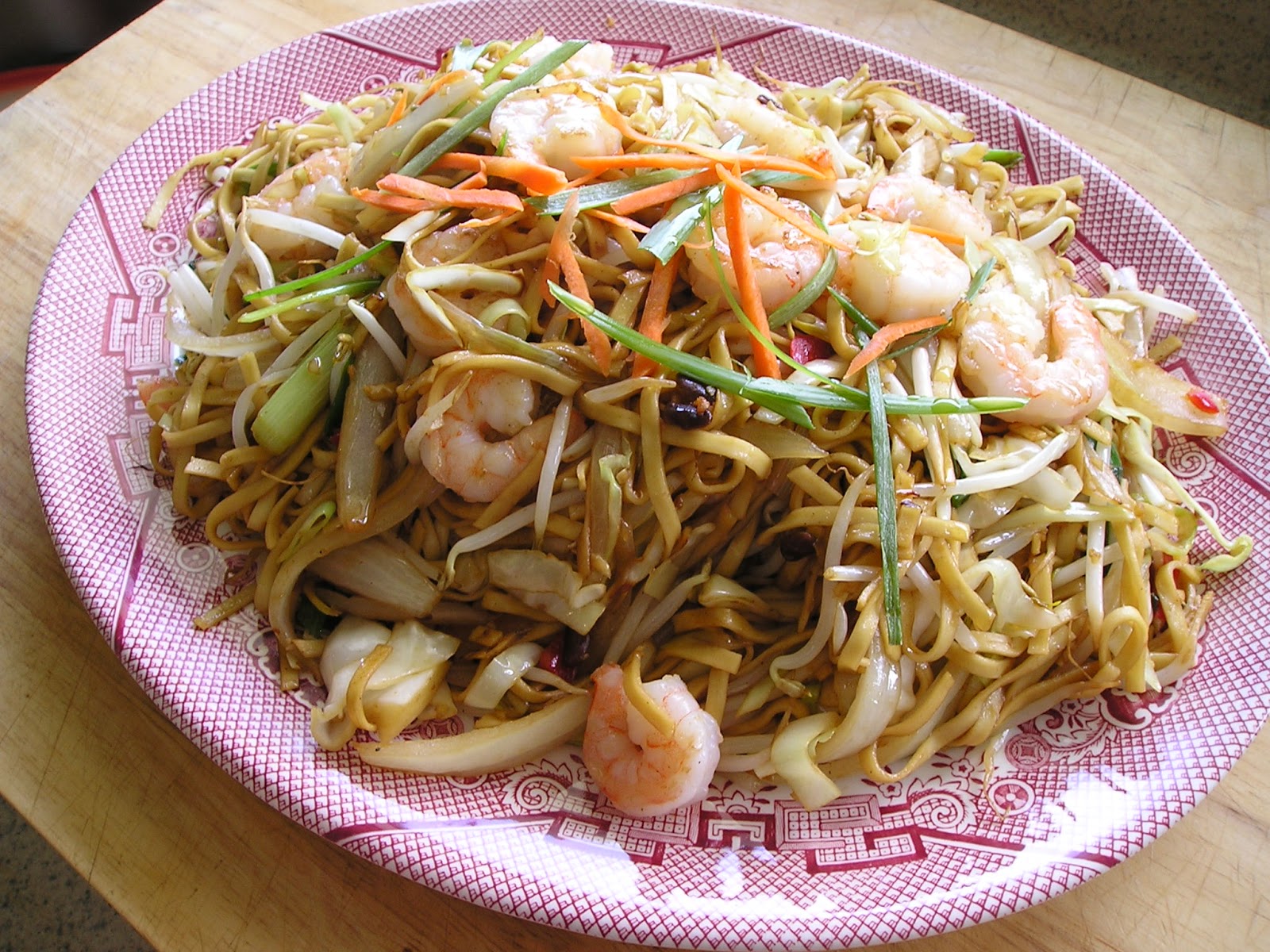 Traditional Chinese Recipes: Xia Ren Chao Mian (Shrimp Fried Noodles)