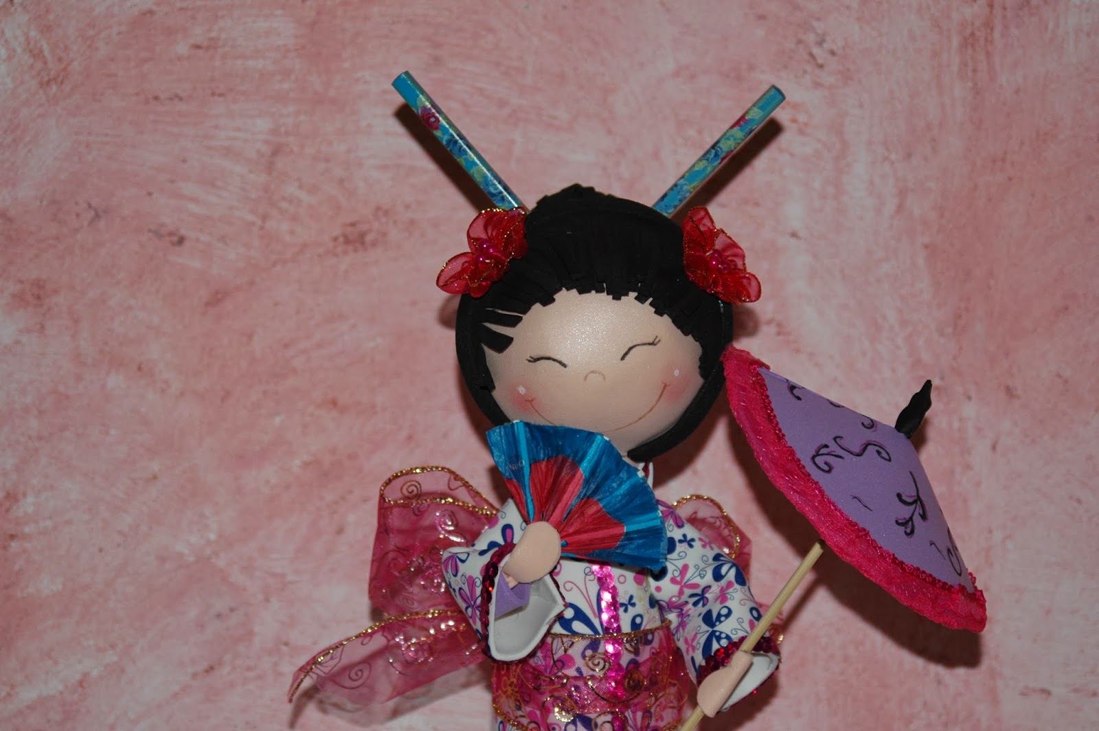 Artesania Decorativa BALACA: Fofucha Japonesa AIKO