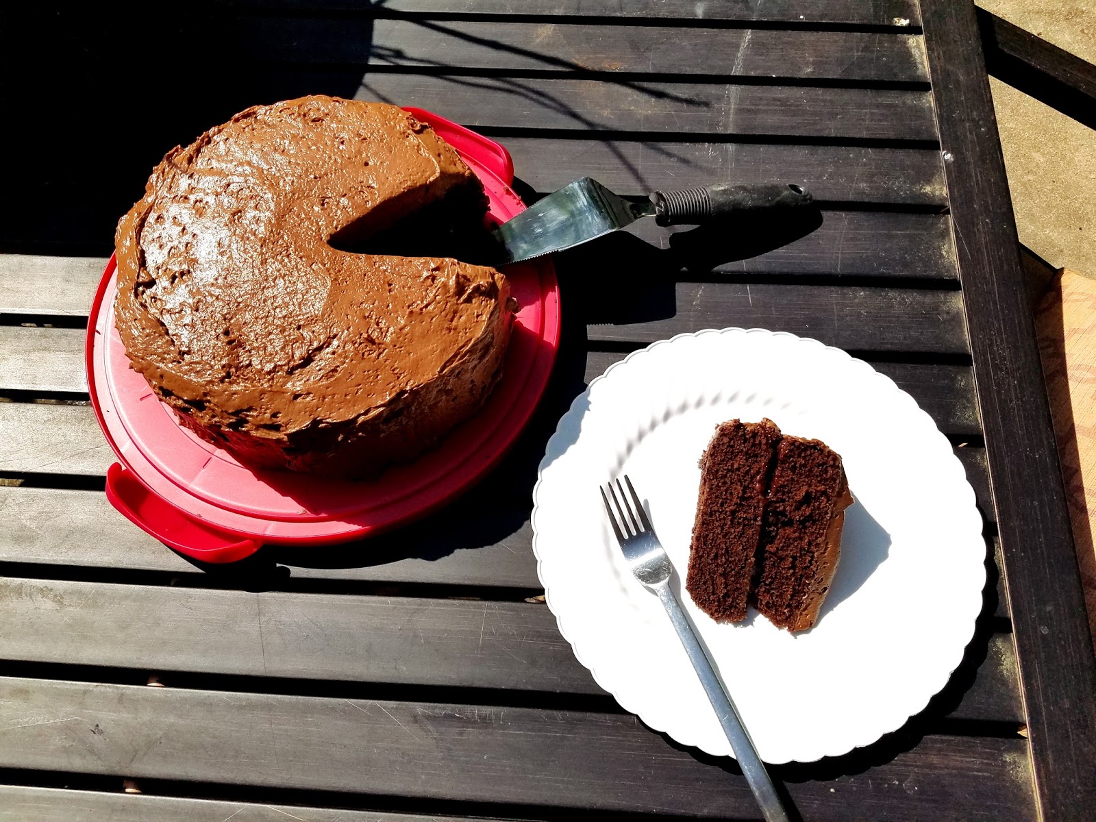 Restaurant Recreations #6 Bland Farms Chocolate Cake With A Shocking ...