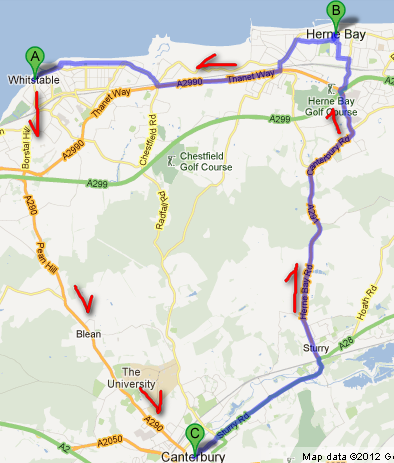 Three Months in Albion: 11.08.12 - The Triangle (Canterbury, Herne Bay ...