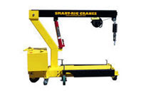 Small Mobile Floor Cranes, Portable Shop Hoist, Reverse style, Battery ...