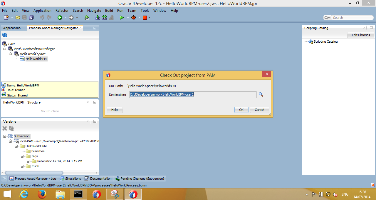 Antonis Antoniou's Blog: Oracle BPM 12c - Process Asset Manager (PAM)