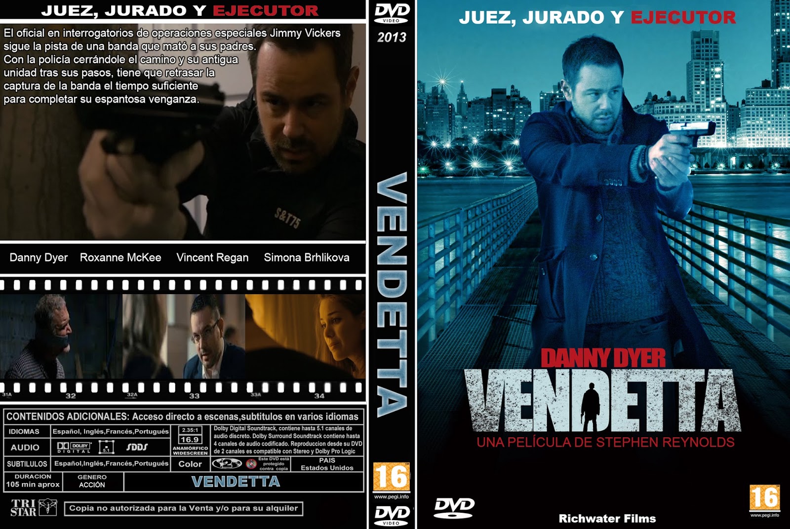 PB | DVD Cover / Caratula FREE: VENDETTA - DVD COVER 2013