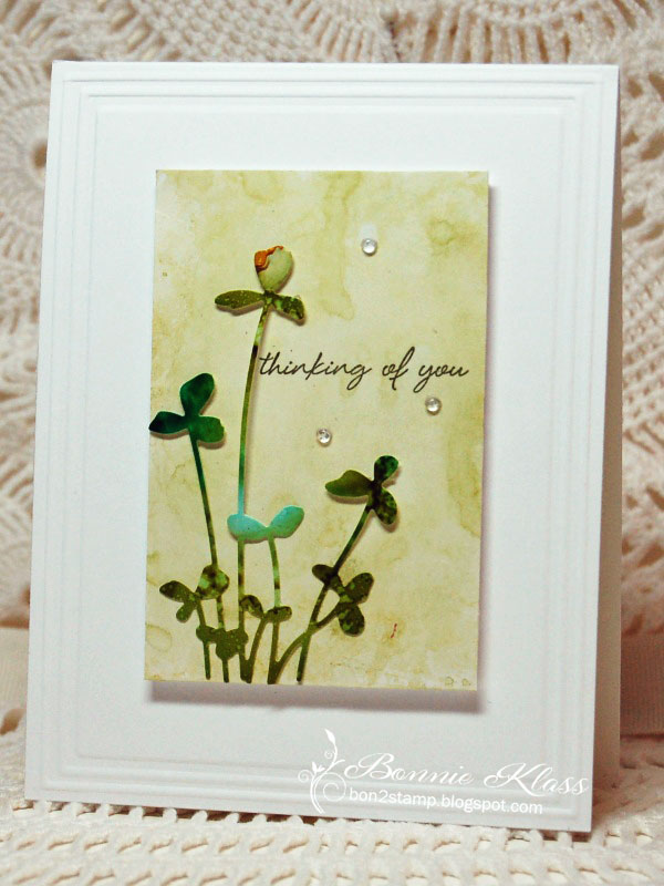 Stamping with Klass: Going Green