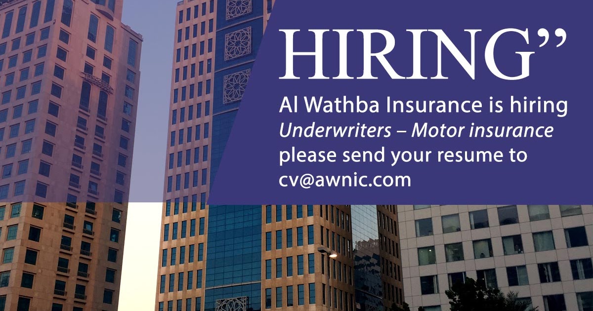 NOW HIRING “Underwriters – Motor insurance" - Amj International Vacancies