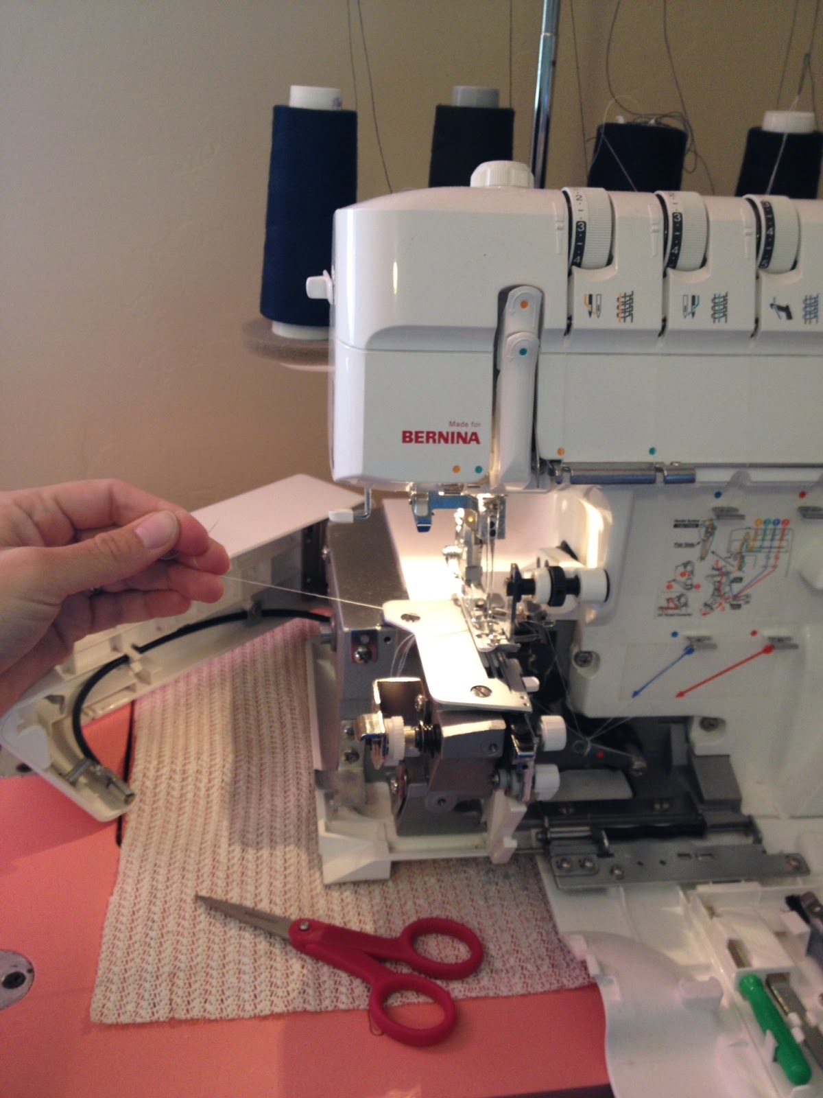 How to Easily Rethread a Serger with Pictures | A Vision to Remember ...