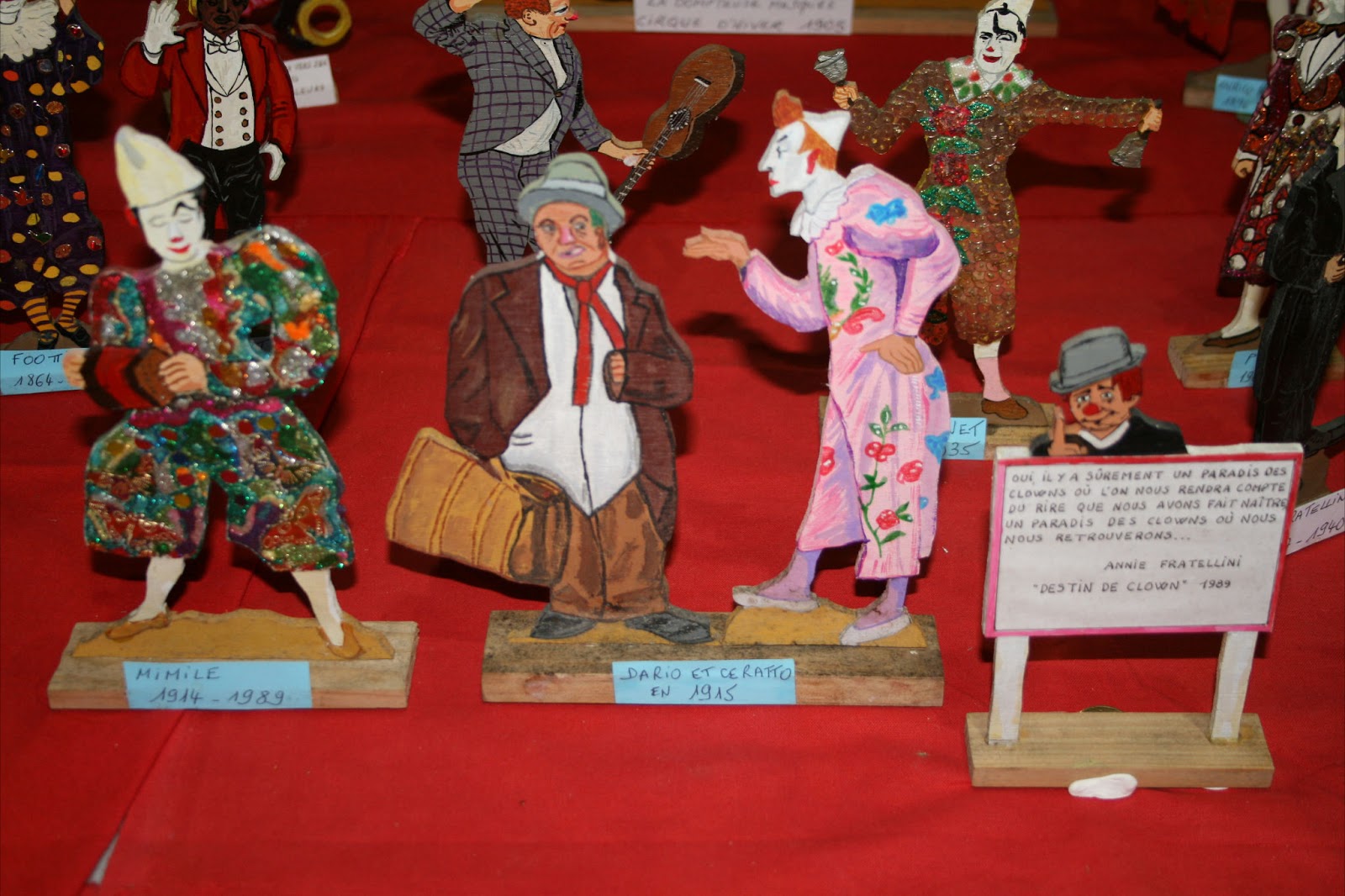 Circusmodellbau: Französische Circuspersönlichkeiten