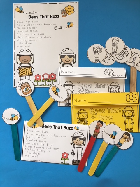 Craft Bees That Buzz "Make and Take Home" ~ Preschool Printables