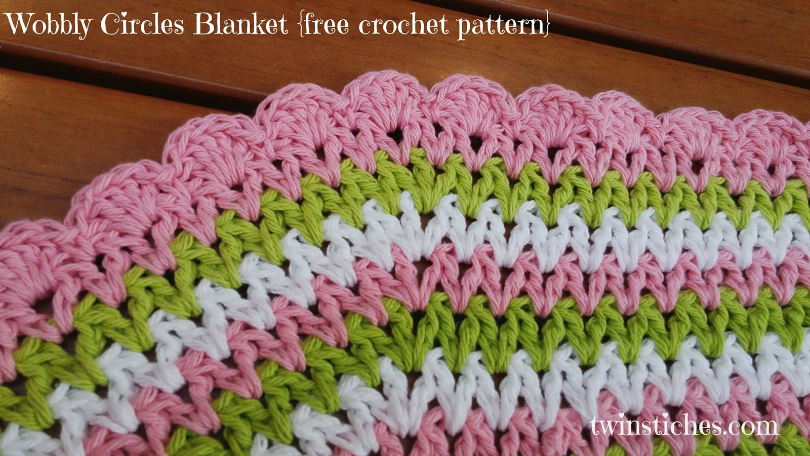 Tw-In Stitches: Wobbly Circles Blanket - Free Pattern | Tw-In Stitches