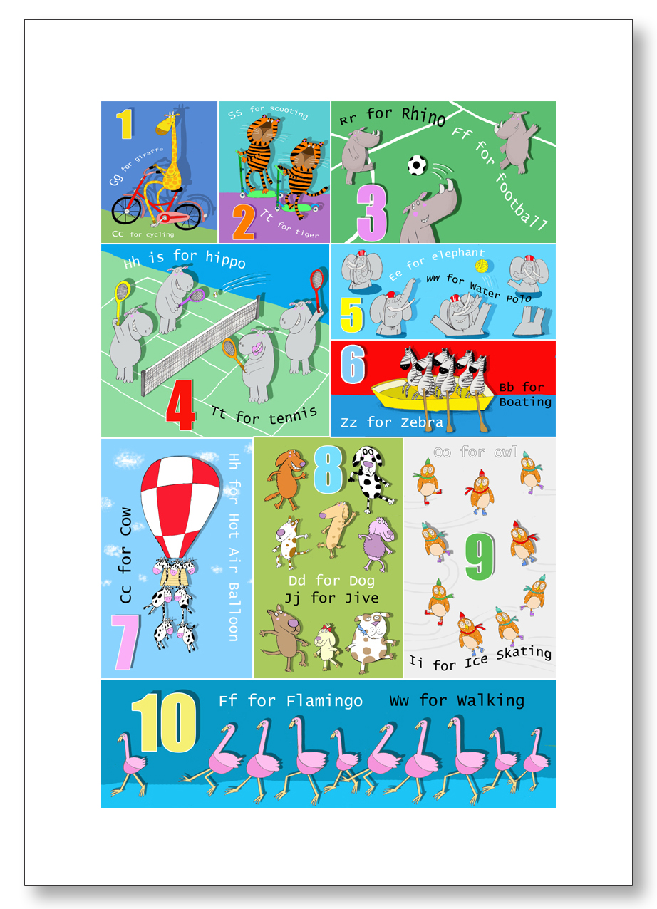 Its's a jungle in here!: Counting Poster